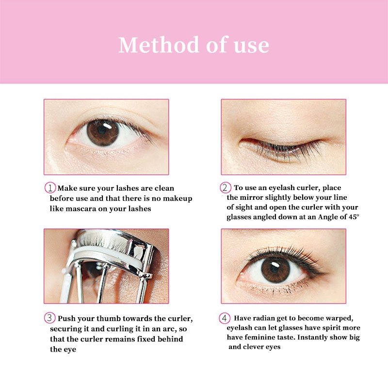 Comb Eyelash Curler Warping Fits All Eye Shapes Eyelashes More Curling ...