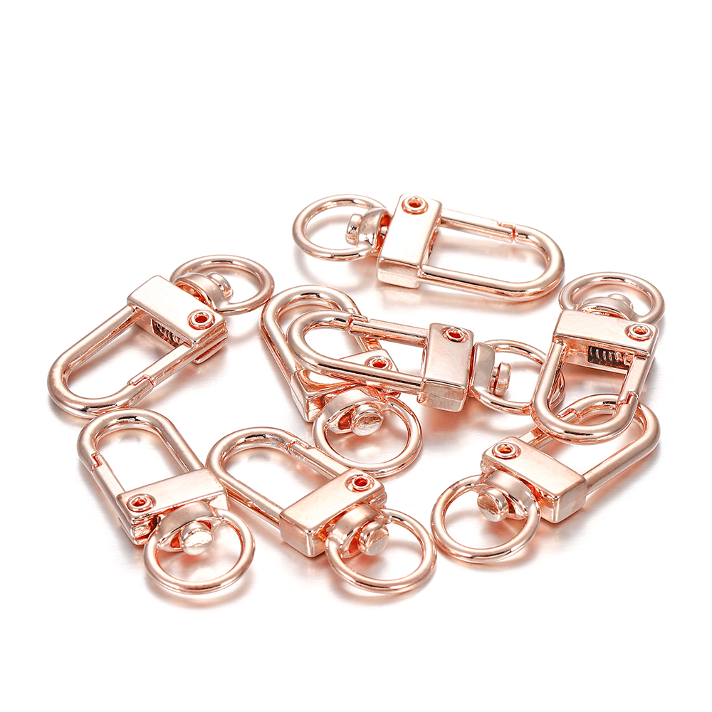 St.kunkka 10PCS/Bag Swivel hook Lock/ LobsterClasp Gold Silver For Diy ...