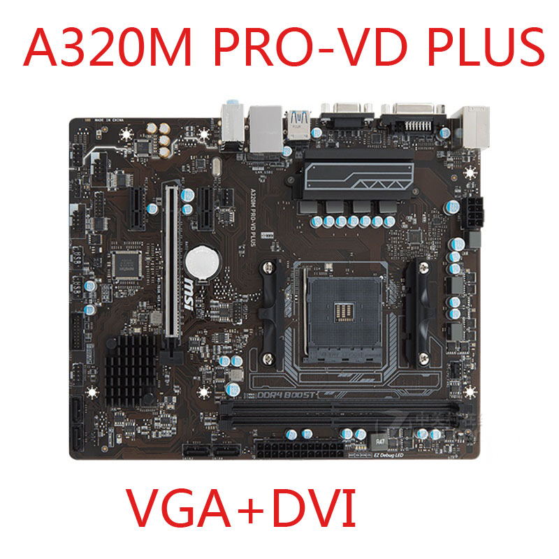 MSI/MSI A320M-A PRO MAX/M2 V2/V/VD PLUS/S/VH/WATER AM4 motherboard | Shopee Philippines