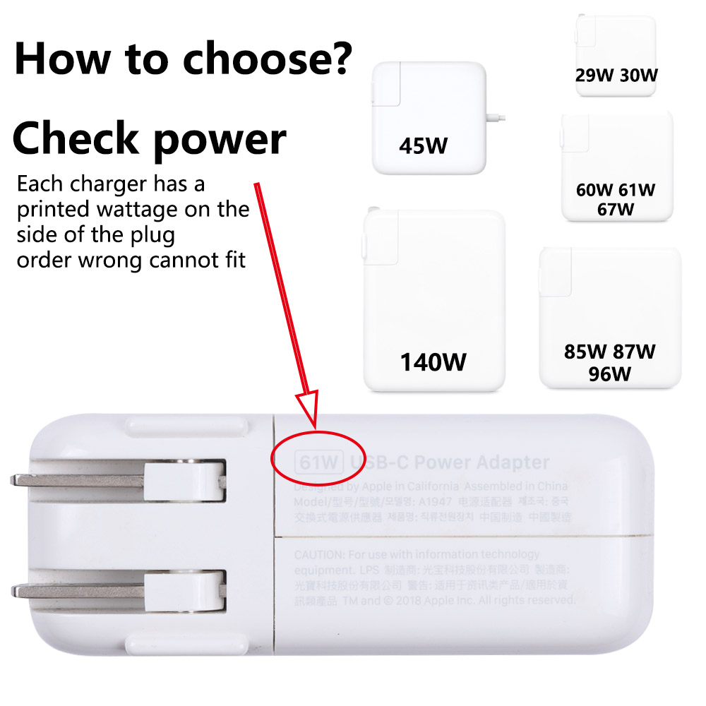 Soft Charger case for 2023 macbook 30W 67W 61W 60W 70W A2179 A2337 ...