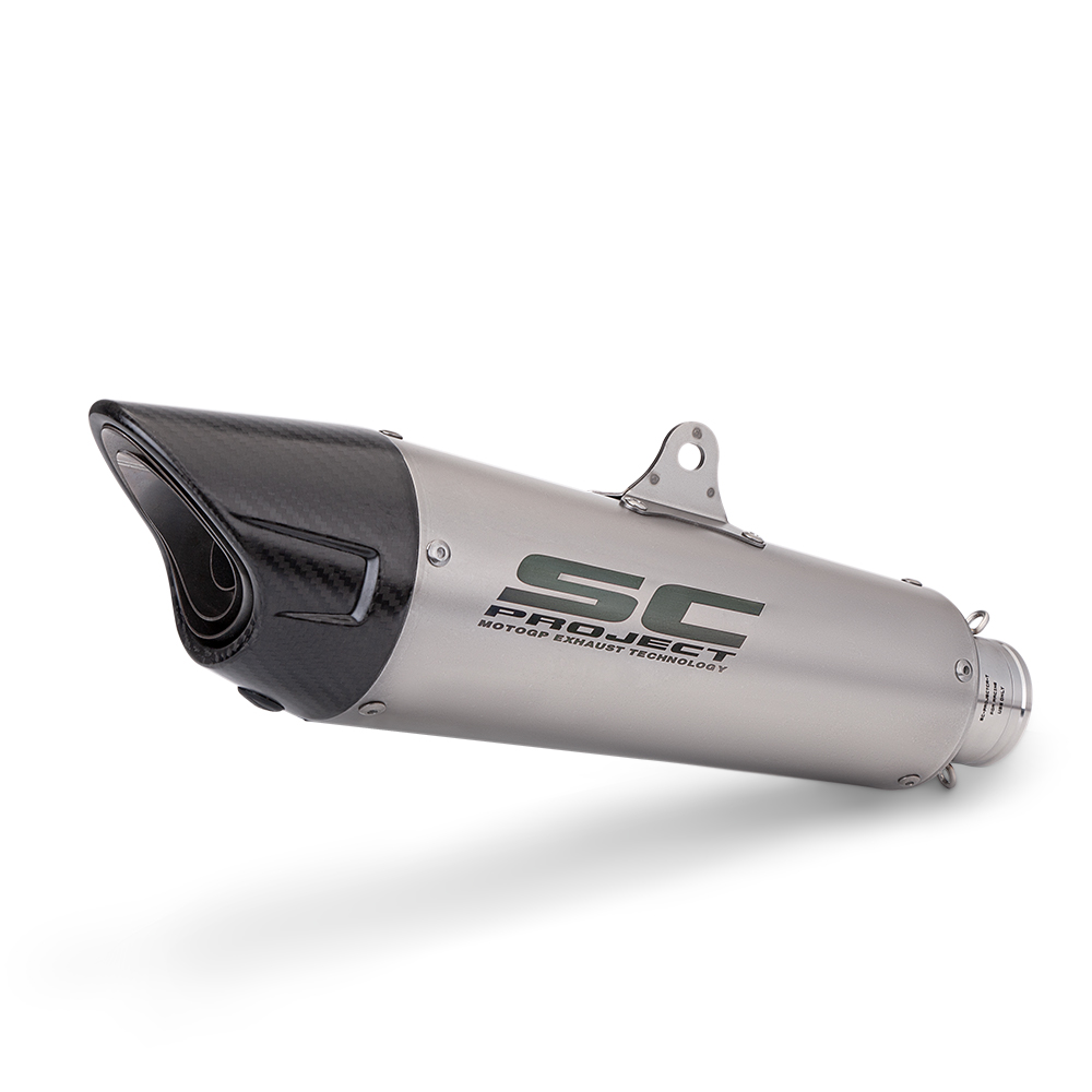 SC motorcycle exhaust pipe NINJA400 R3 MT15 450SR C27 shark-shaped tail ...