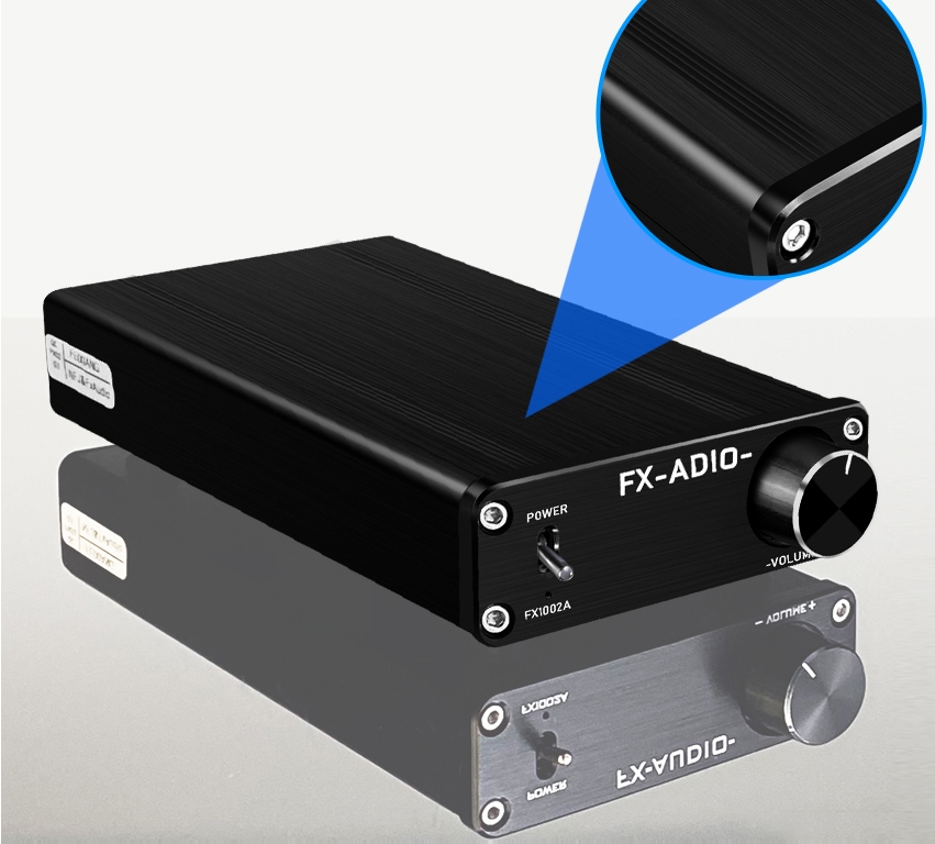 FX-AUDIO FX1002A High-power digital power amplifier 160W | Shopee ...