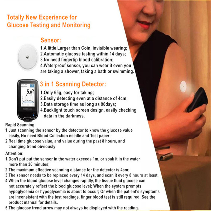 ABBOTT LIBRE FREESTYLE Sensor Scan Meter Reader FreeStyle Libre ...