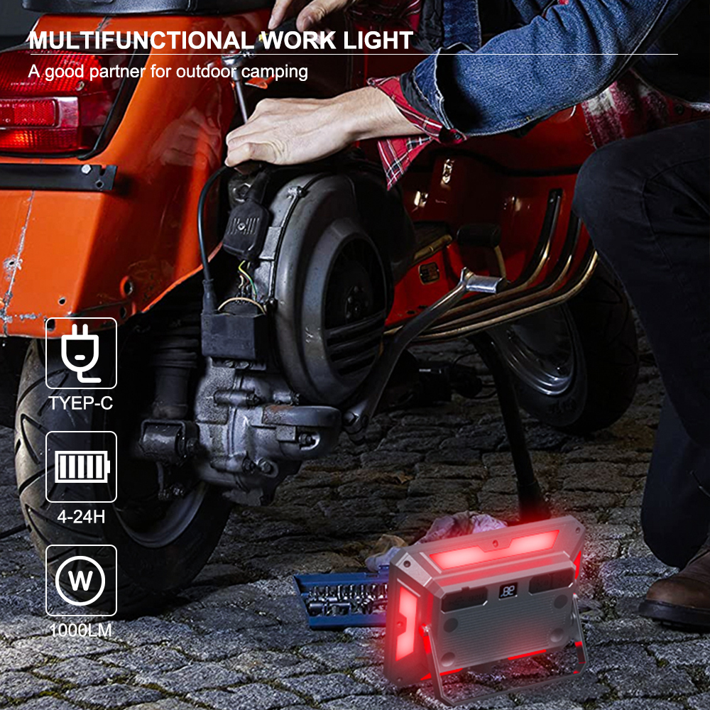 Asafee KXK-686 Work Light 1000LM Camping Lamp Super Bright LED Light ...