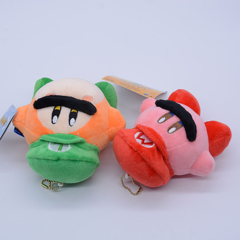 15cm Japan Nintendo Game Kirby Cosplay Mario Luigi Key Chain Cartoon ...