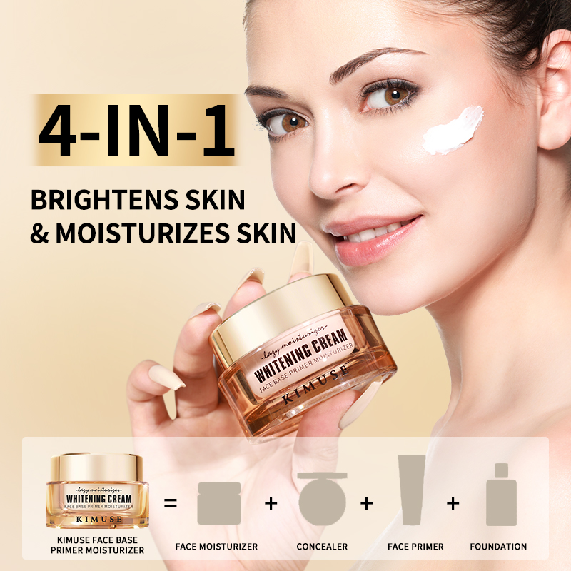KIMUSE Whitening Cream Face Base Primer Moisturizer Makeup Lazy Cream ...