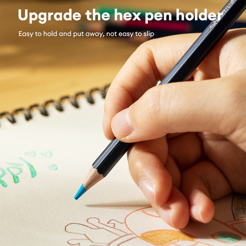 Deli 24/36/48/72 Color Pencils Set Water Soluble Colored Pencil Art ...