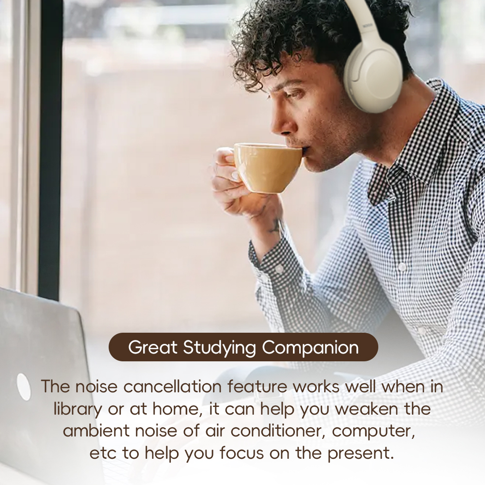 Rock Space O3 ANC Wireless Headphones Active Noise Cancelling Bluetooth ...