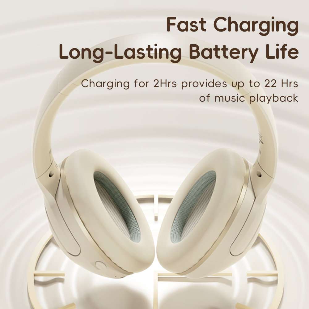 Rock Space O3 ANC Wireless Headphones Active Noise Cancelling Bluetooth ...