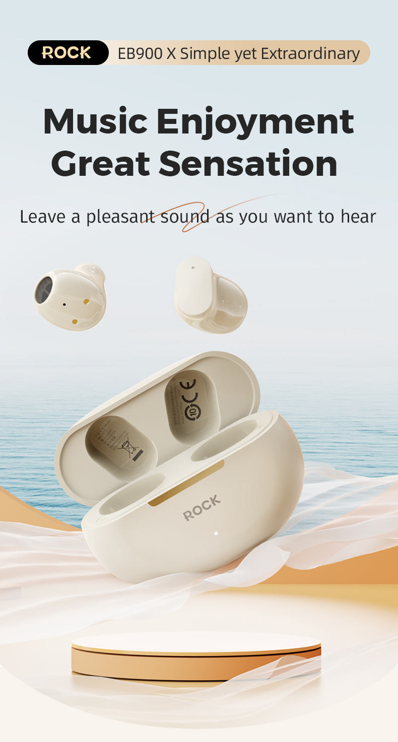 Rock Space EB900 True Wireless Earbuds Bluetooth 5.3 TWS Earphones ...