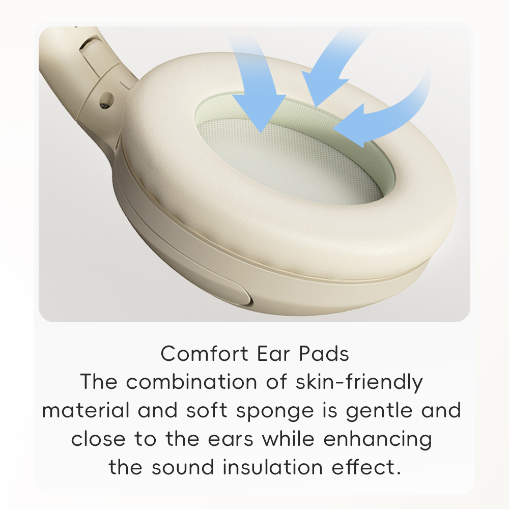 Rock Space O3 ANC Wireless Headphones Active Noise Cancelling Bluetooth ...