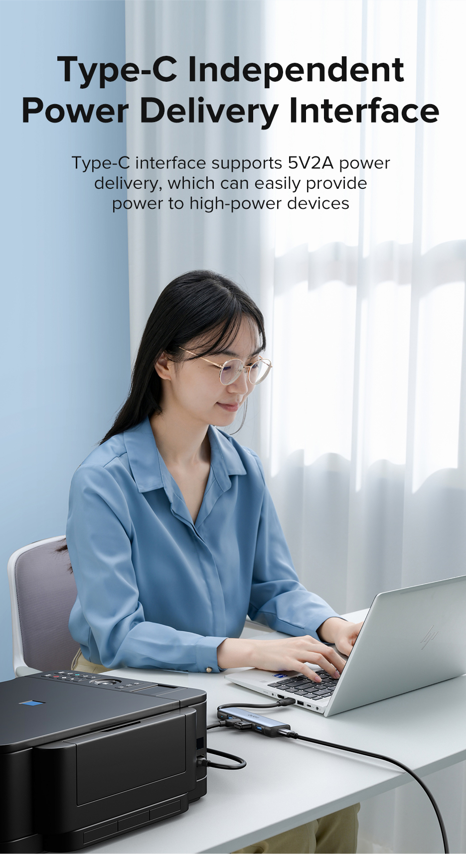 LLANO USB 3.0 4 Port Hub For Printer Mouse Keyboard HD Flash Drive USB ...