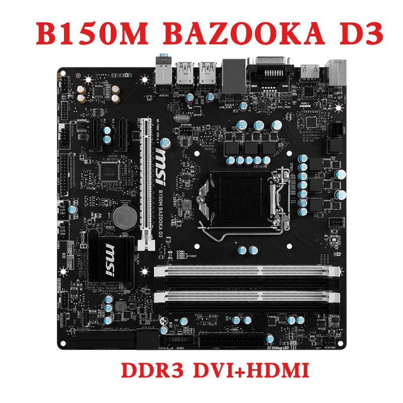MSI/MSI B150M BAZOOKA/I LIGHT ELF/GAMING PRO/PC VD/H motherboard NANO ...