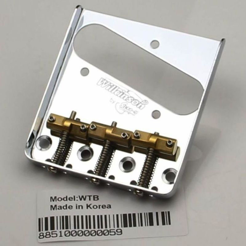 Wilkinson WTB Chrome silve Black Gold Vintage Style Fixed Tele Electric ...