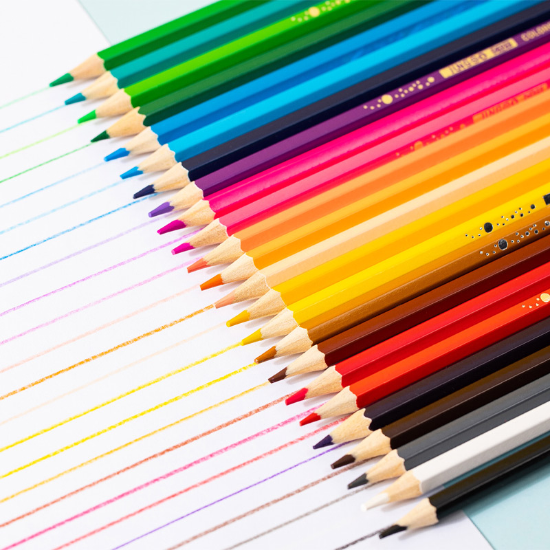 Deli 12/24 Color Pencils Set Artist Painting Colored Pencil School ...