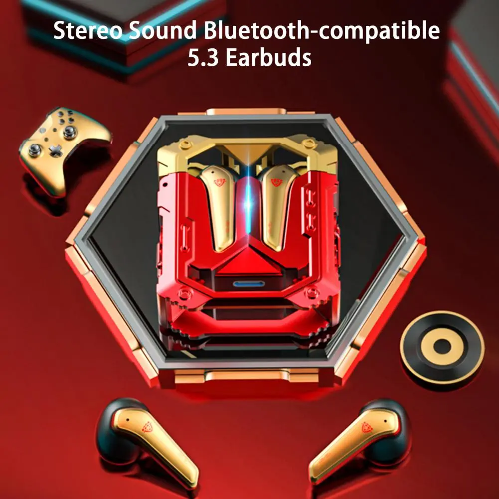 TZUZL H08 TWS Bluetooth 5.3 Earphones Wireless Headphone 9D Stereo ...