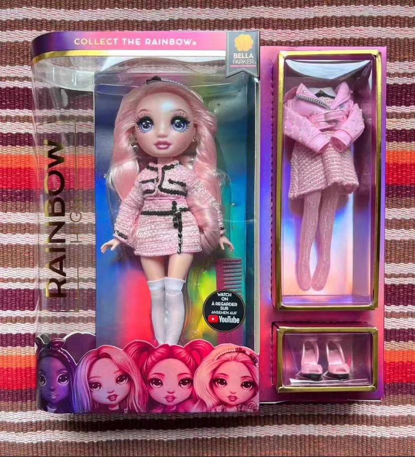 Rainbow High Bella Parker – Pink Fashion Doll with 2 Complete Mix ...