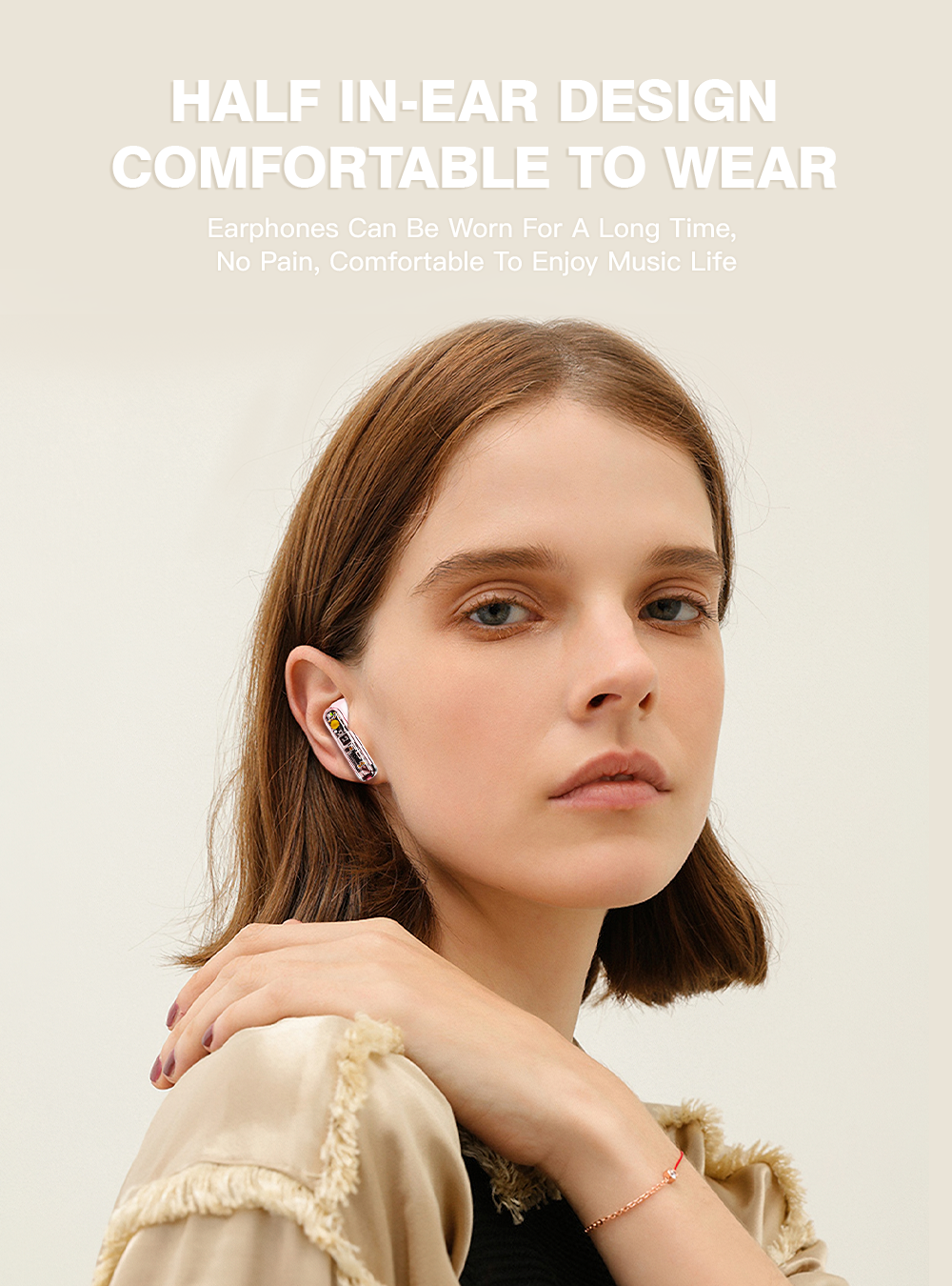 BAVIN BA61 TWS Wireless Bluetooth Earbuds w/ Long Endurance & Smart ...