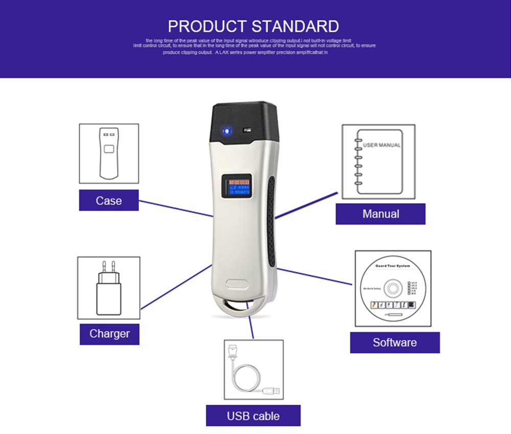 RFID Shockproof Guard Tour Systems With 1.8inch LCD Display | Shopee ...