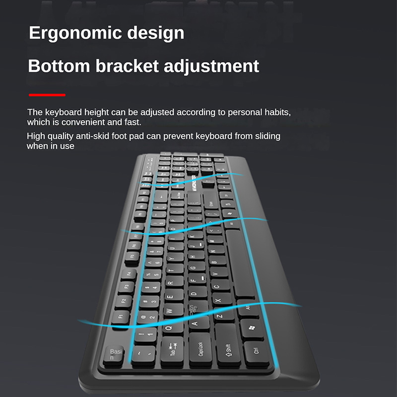 Monster Km1/Km3 Pro Wireless/Wired Usb Keyboard And Mouse Combo Set For ...