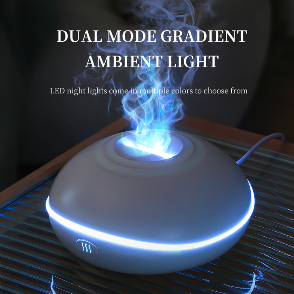Flame Aroma Diffuser Air Humidifier Home Ultrasonic Mist Maker Fogger ...
