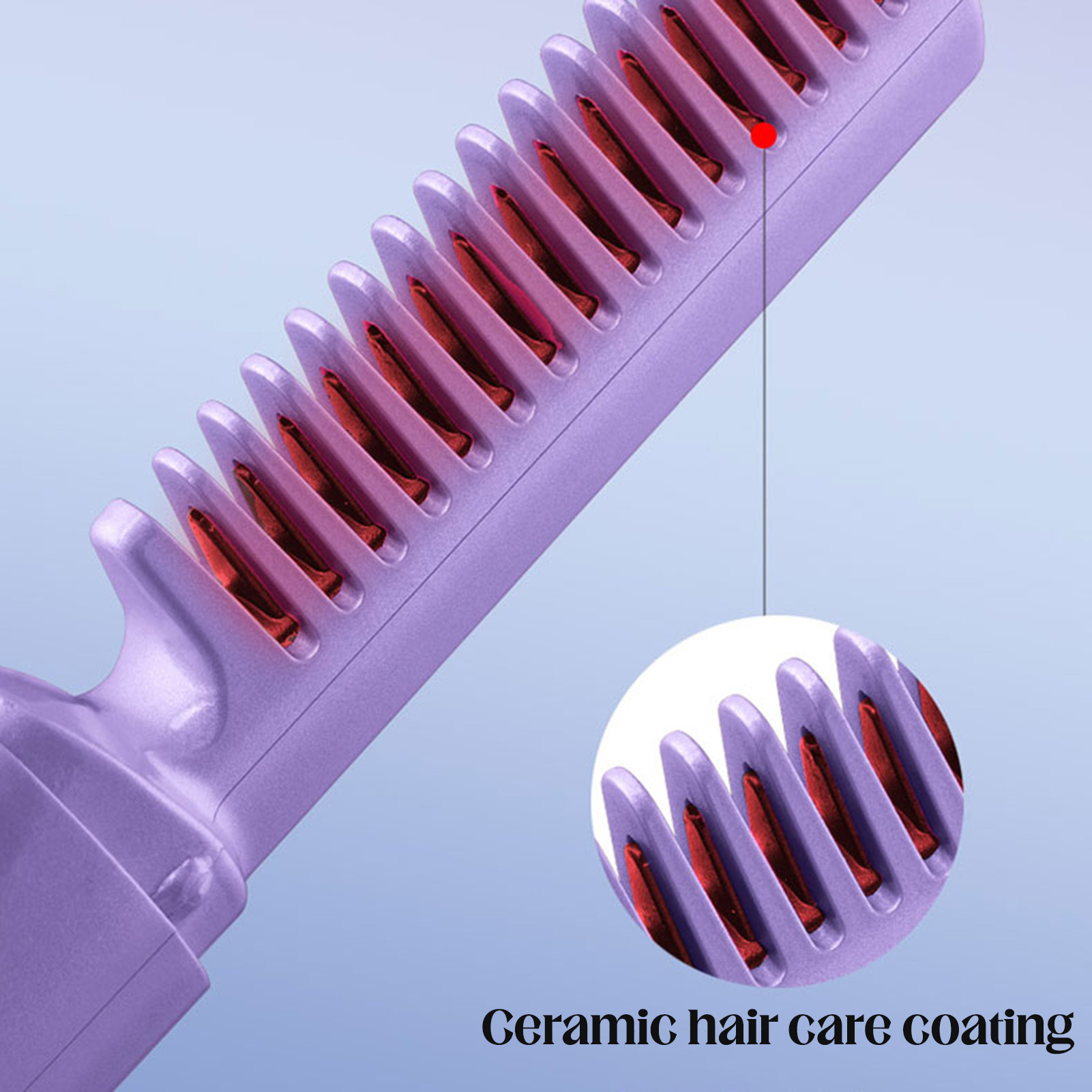 electric hair straightening comb Electric hair curler, electric comb ...
