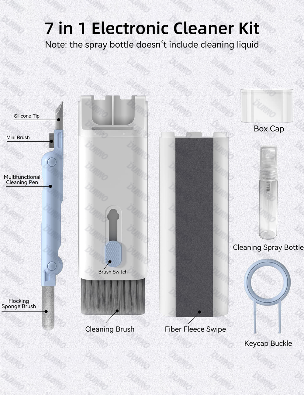 Multifunctional 7 in 1 Electronic Cleaner Kit Keyboard Cleaner Kit ...