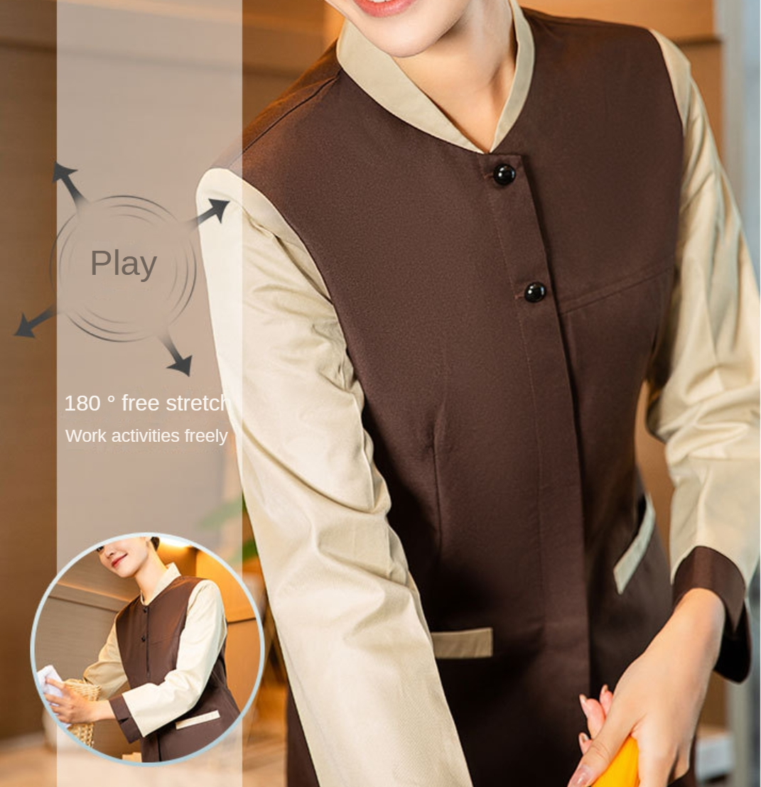 Ready Stock Cleaning Work Clothes Long Sleeve Hotel Guest Room ...