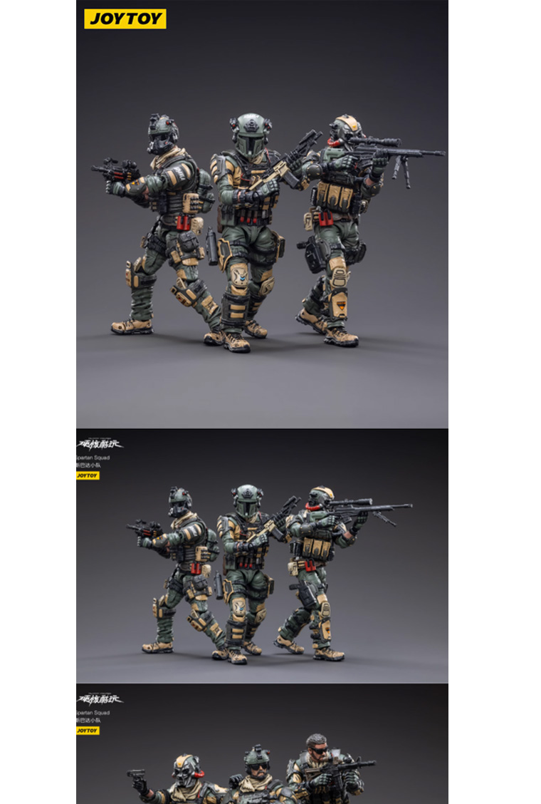 Joytoy USMC US Army Spartan Squad Special Forces Nineth Wave 1/18 ...