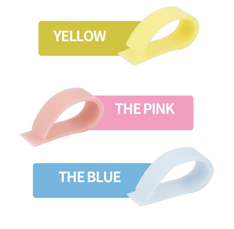 Penlab 6pcs KOKUYO Silicone Notebook Mark Set Campus Color Soft ...
