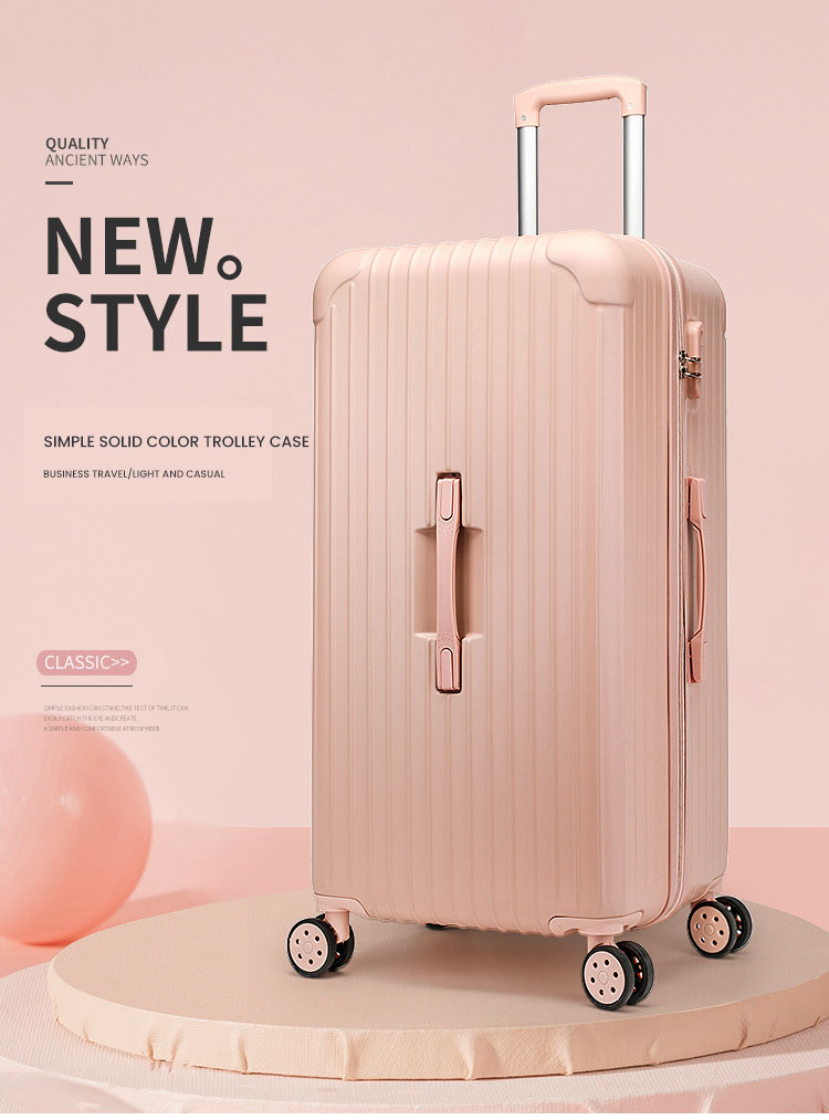 20/28Inch Maleta Glossy Luggage Heavy Duty Suitcase Luggage Travel Bag ...