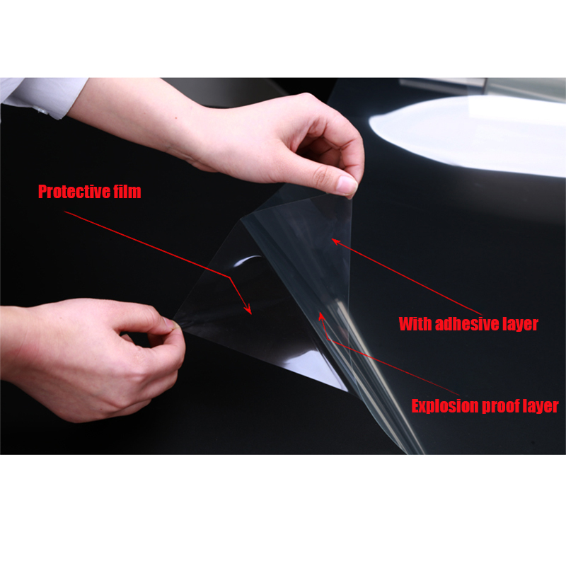 Self-adhesive Transparent Film Marble Wood Desktop Protective Film ...
