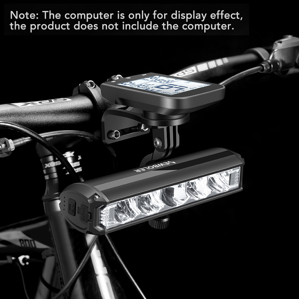 Newboler 10000mAh Bike Light Hoisting Headlight 6000 Lumens Type-C ...
