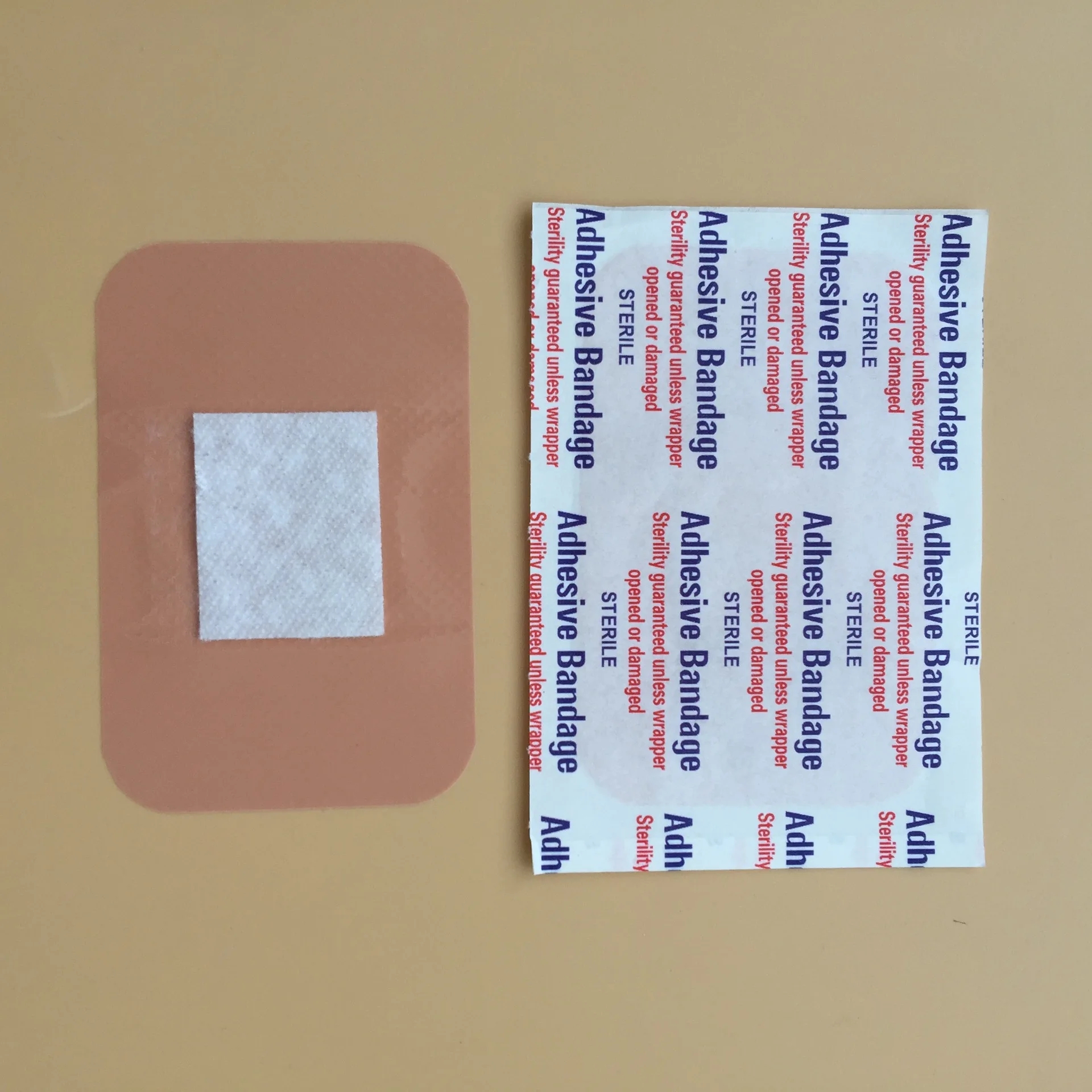 50pcs Large Skin Adhesive Wound Patches Band Aid Square Shaped ...