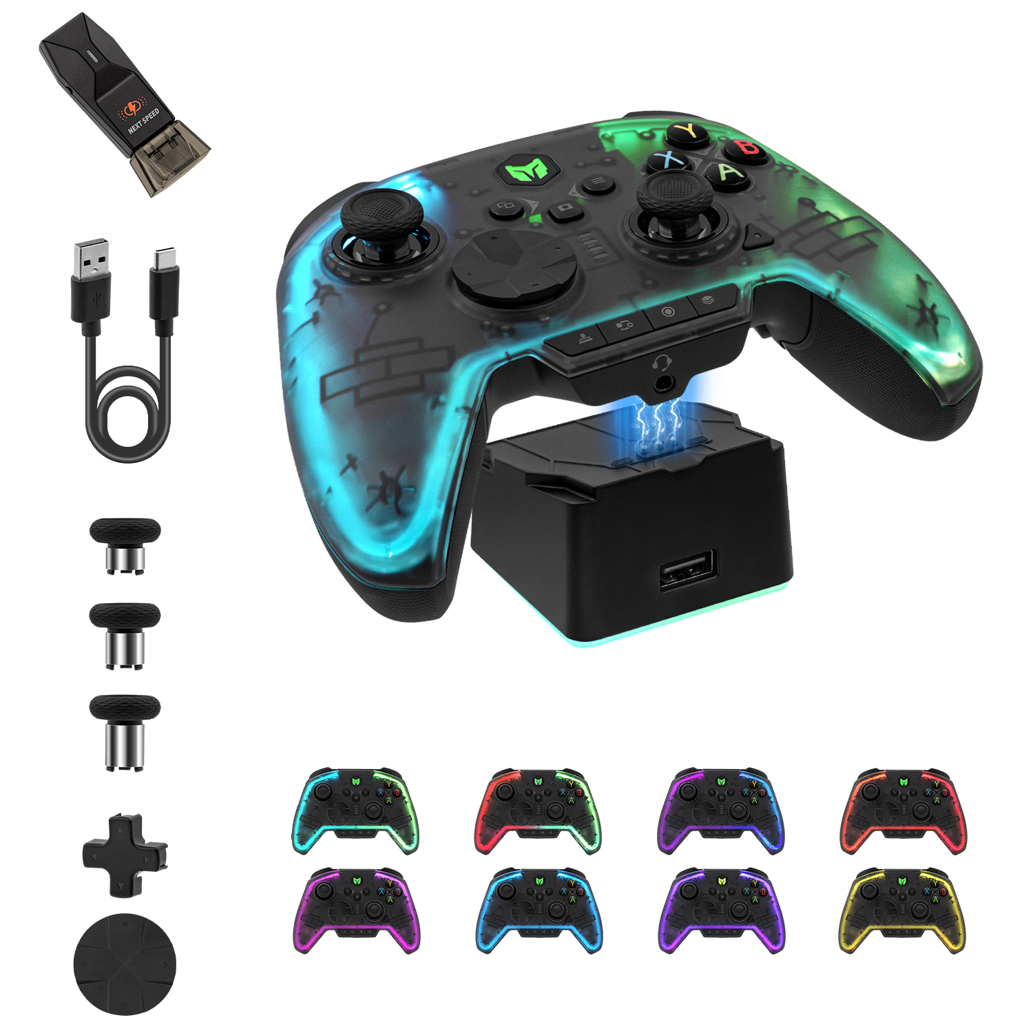 Rainbow 2 Pro Wireless Controller Motion Control, Hall Trigger, ALPS ...