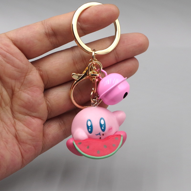 3Pcs/Set Nintendo Cartoon Game Kirby Waddle Dee Anime Figure Small Bell ...