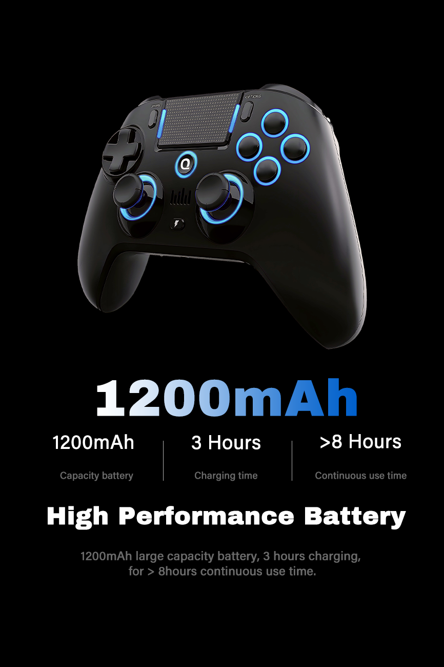 QRD Spark N5 Wireless Controller For PC,PS4, PS3, OLED Console Pro ...