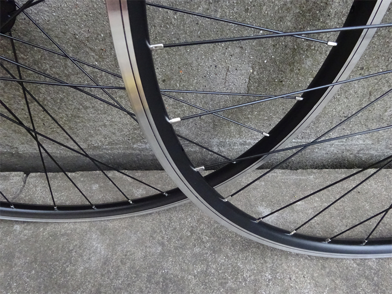 LEVEL UP 700c Fixed Gear Retro Wheelset Single Speed Bike Stainless ...