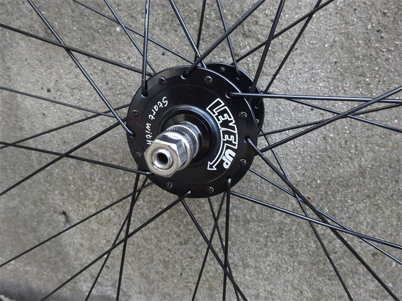 LEVEL UP 700c Fixed Gear Retro Wheelset Single Speed Bike Stainless ...