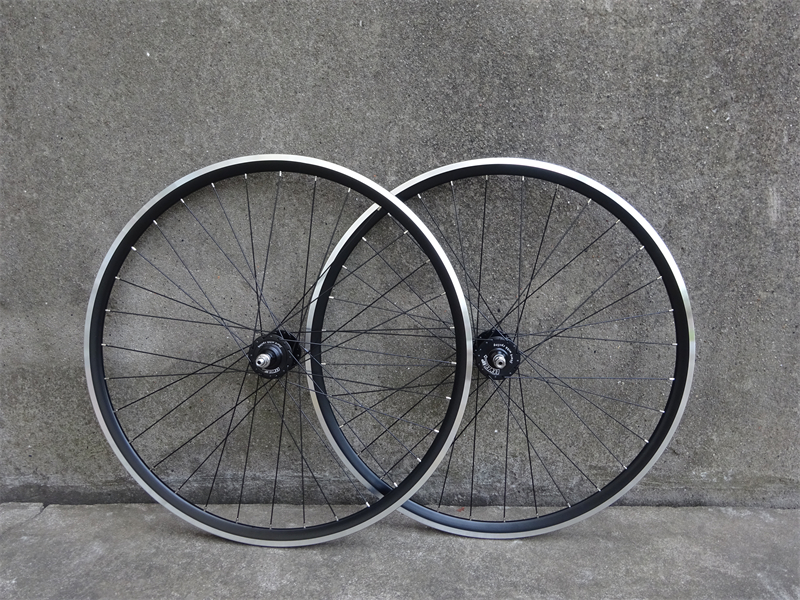LEVEL UP 700c Fixed Gear Retro Wheelset Single Speed Bike Stainless ...