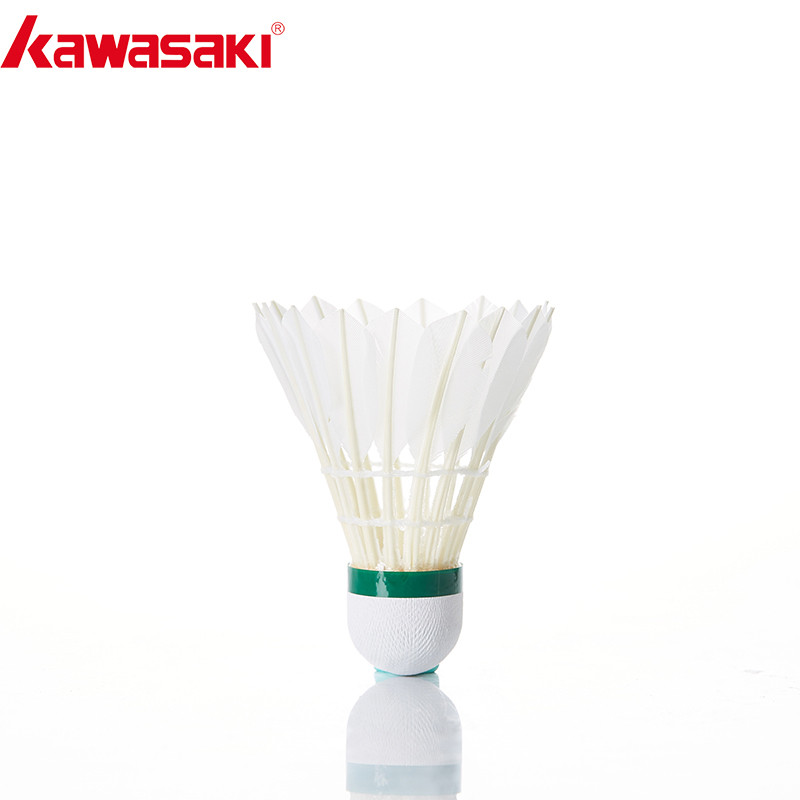 Kawasaki Badminton Shuttlecock King 10e Goose Feather Training Sports ...
