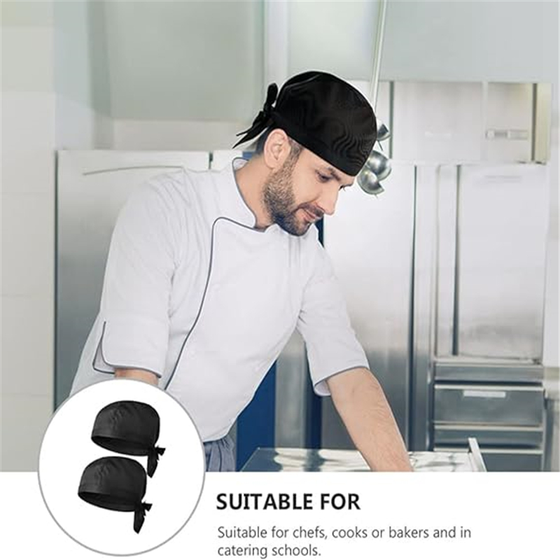 Gaseryo Pirate Chef Hat High Quality Waiter Uniform Cap Bakery BBQ ...