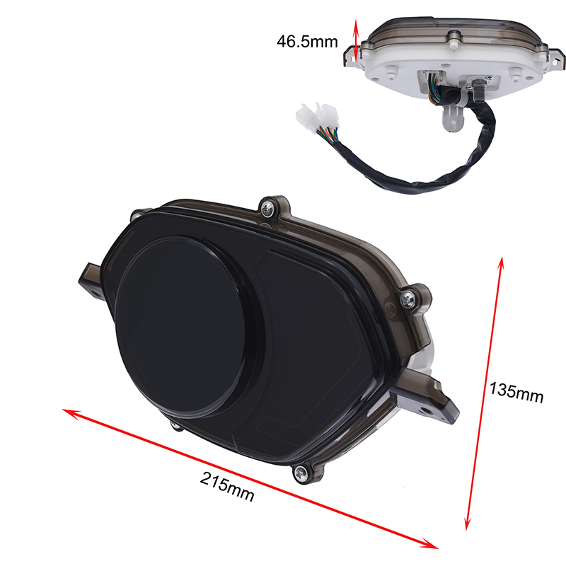 Full Led Digital Speedometer Meter PRM Odometer Speedometer for SMASH ...