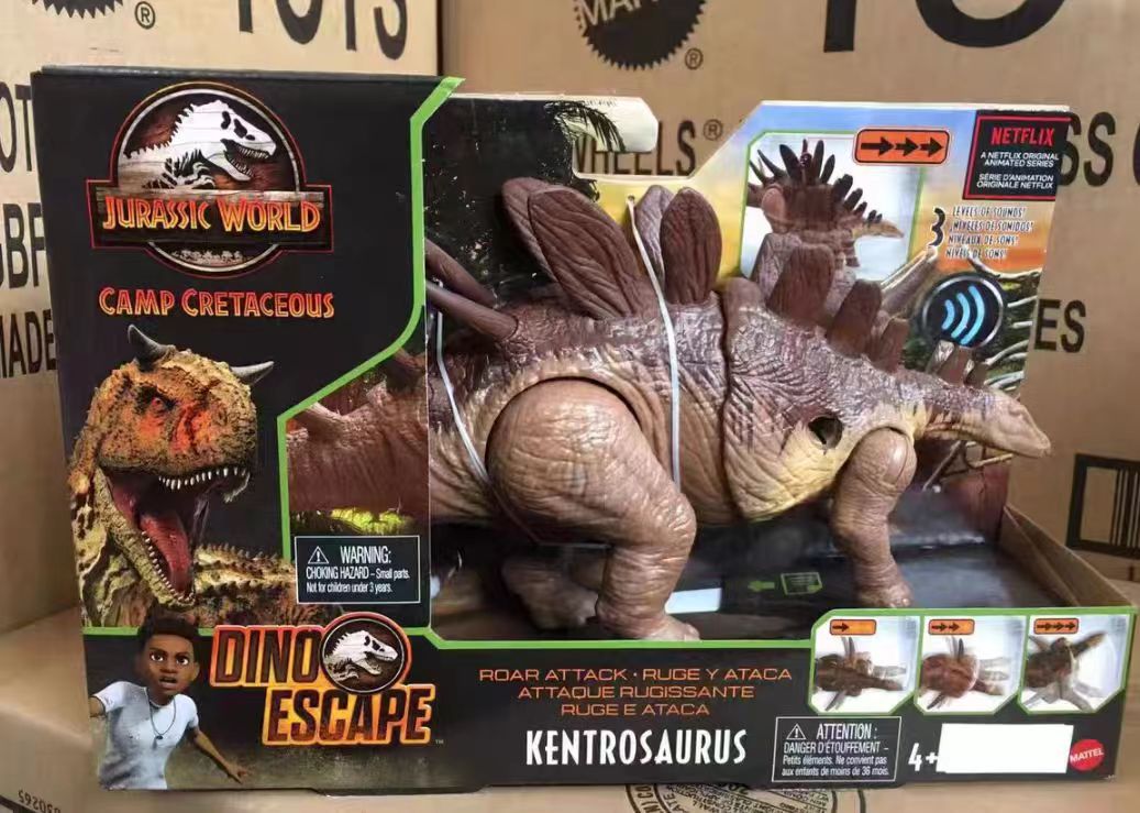 Jurassic World Camp Cretaceous Roar Attack Kentrosaurus Dinosaur Action ...