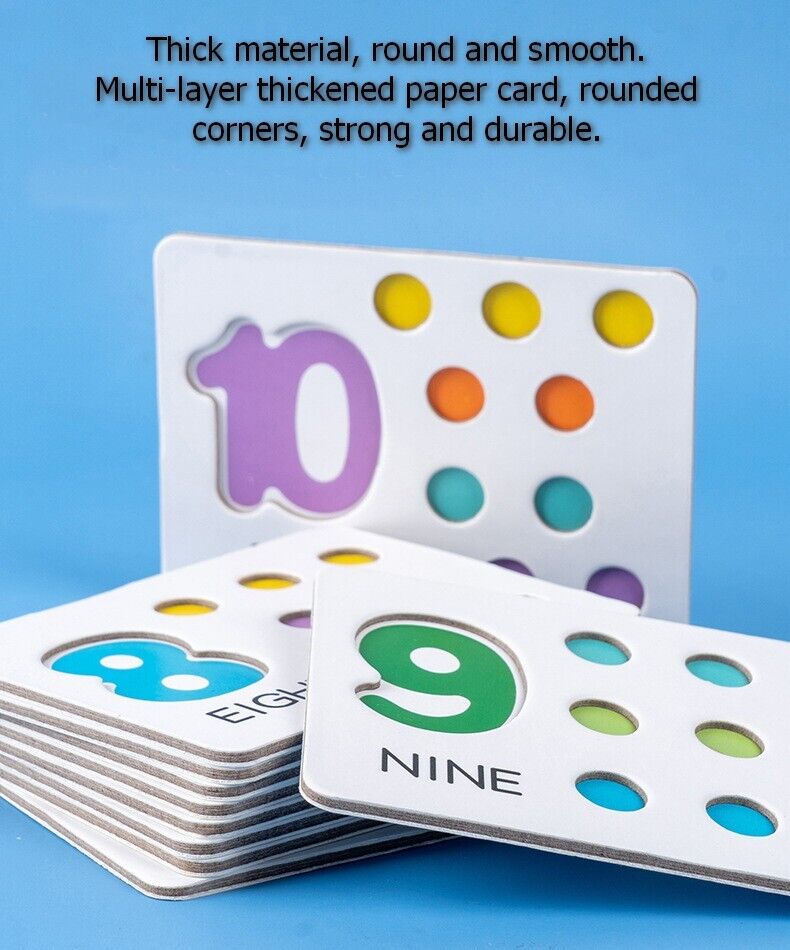 Wooden Tweezer Tongs Wooden Peg Board Beads Game Clips Counting ...