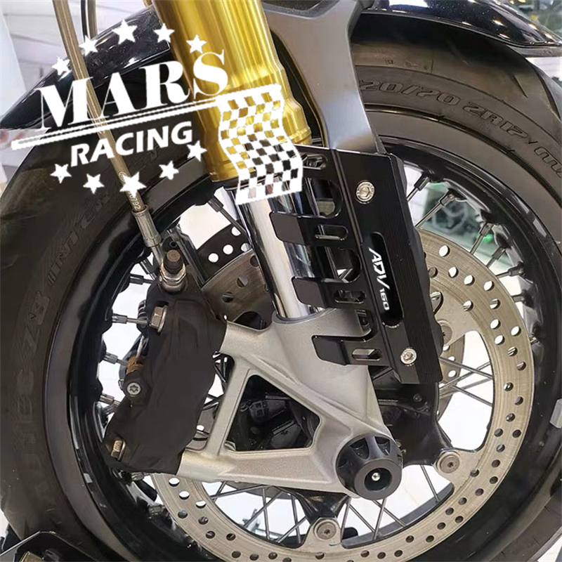 Motorcycle Front Brake Disc Caliper Cover Protector Mudguard Front Fork ...
