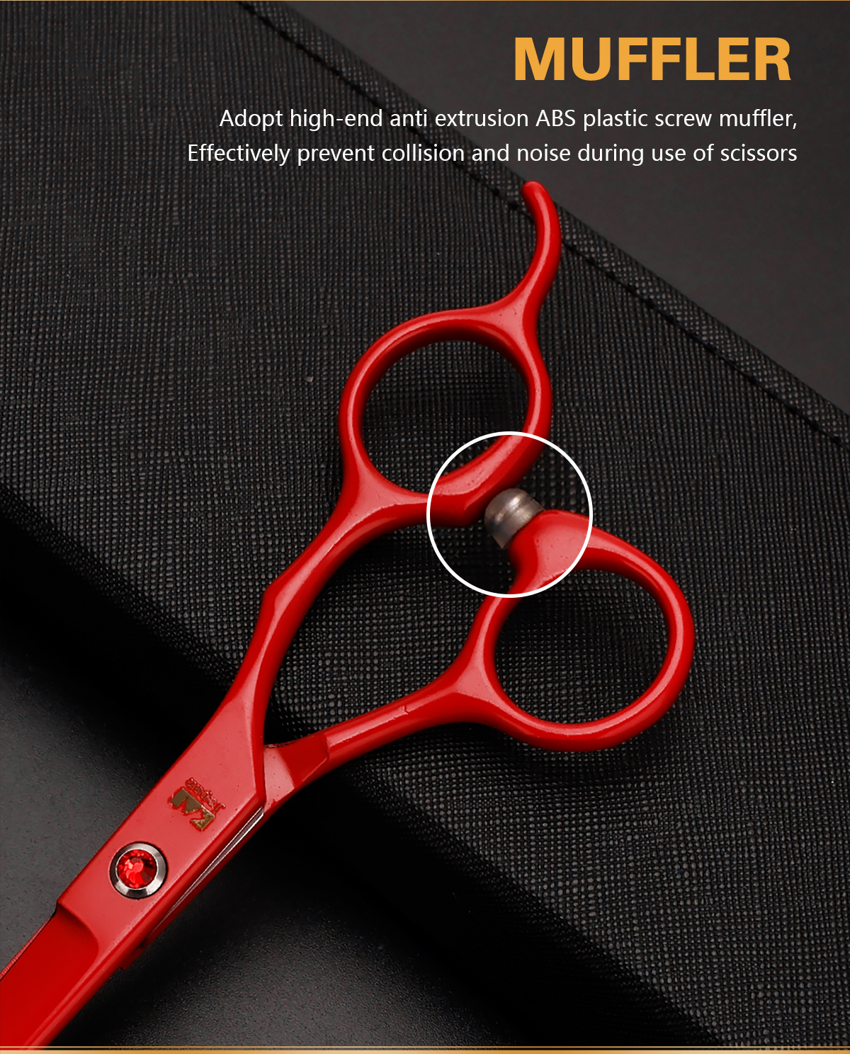 Spot#Kasho Japan 440C Salon Barber Scissors 6.5/7 inch Haircut Scissors ...