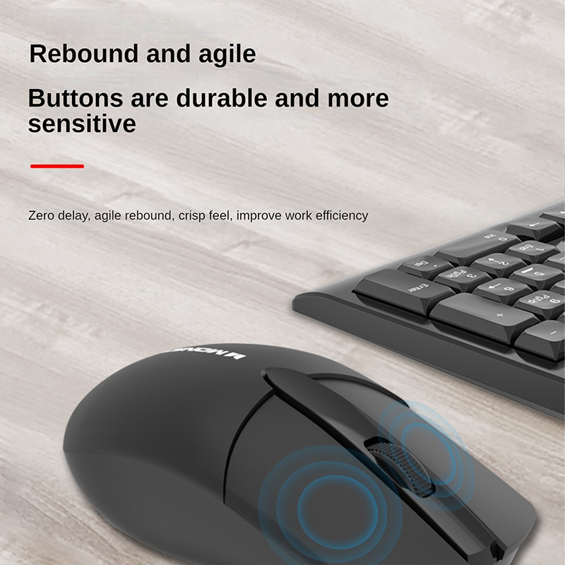 Lenovo K104 Mechanical Keyboard Office Gaming Wired Led For Computer ...