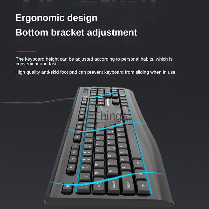Lenovo K104 Mechanical Keyboard Office Gaming Wired Led For Computer ...