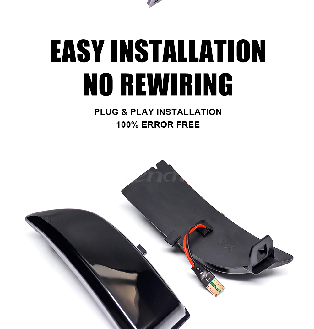 LED Dynamic Turn Signal Side Mirror Sequential Blinker Indicator Light ...